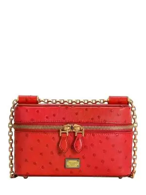 Dolce & Gabbana Textured Shoulder Bag - Red