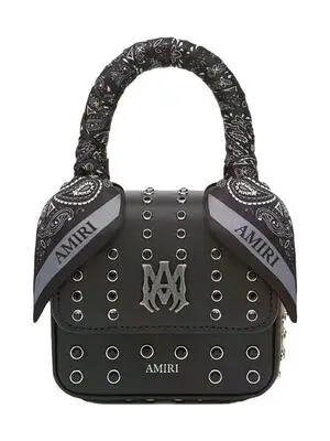Amiri Studded Nano Bag - Black