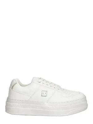 Armani Exchange Platform Sneakers - White