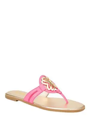 LILLY PULITZER Logo Medallion Sandal Cherry Blossom Pink