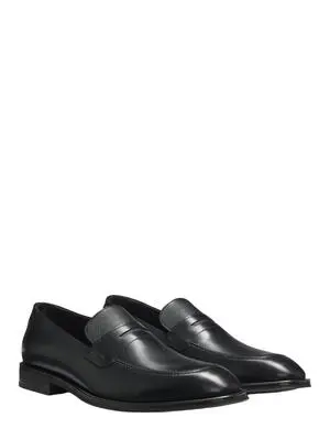 BOSS Leather Loafers - Black