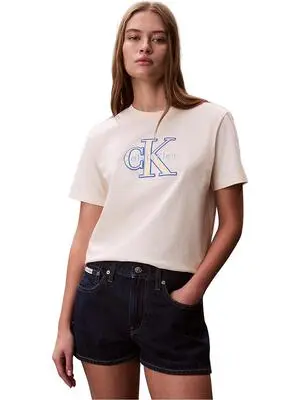 Calvin Klein Monologo Classic T-shirt - Calico