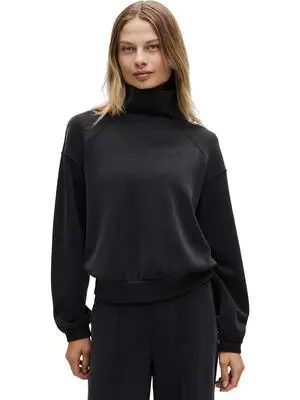 Lululemon Brushed Softstreme Funnel Neck - Black