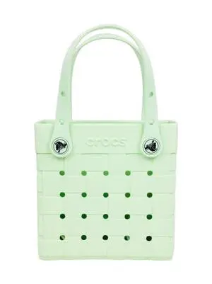 CROCS Small Woven Style Crossbody Tote - Serene Green