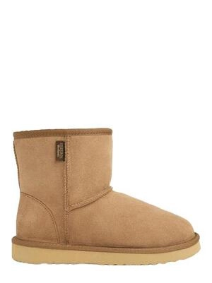 CELTIC & CO. Sheepskin Lined Ankle Boots - Chestnut