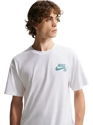 Nike Sb Logo Skate T-shirt - White