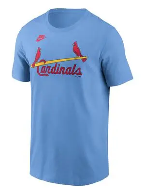 Nike Ozzie Smith St. Louis Cardinals Cooperstown Mlb T-shirt - Blue