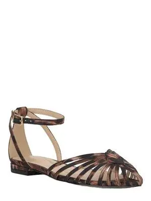 Jessica Simpson Pointed Toe Ankle Strap Sandal - Natural 02