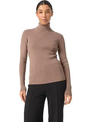 SOAKED IN LUXURY Slim-Fit Rollneck Pullover