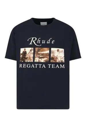 Rhude Regatta Team' T-shirt - Black