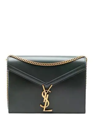 Saint Laurent 2018 Smooth Calfskin Monogram Cassandra Shoulder Bag - Green