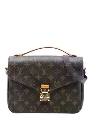 LOUIS VUITTON 2018 Monogram Pochette Metis - Brown