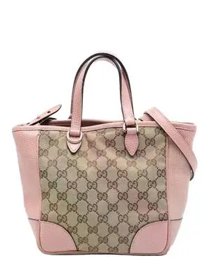 Gucci Gg Canvas Bree Satchel - Brown