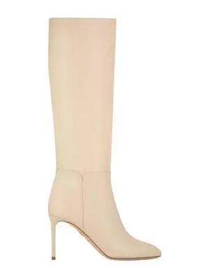 AQUAZZURA Almond Toe Knee-high Stiletto Boots - Neutrals