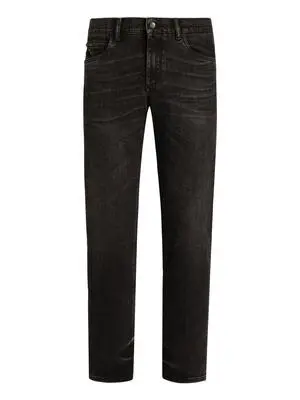 Dolce & Gabbana Denim Trousers With Dg Patch - Multicolor