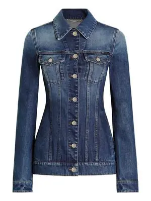 Dolce & Gabbana Denim Single-breasted Jacket - Multicolor