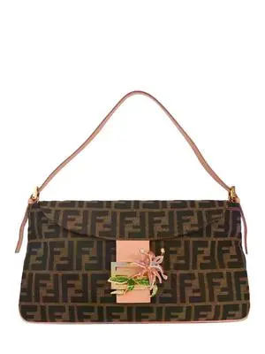Fendi Zucca Handbag - Brown