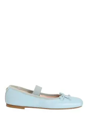 Dolce & Gabbana Nappa Lambskin Ballet Flats - Azure
