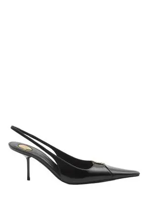 Saint Laurent Babylone Breteuil Slingback Pumps - Black