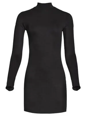 AXEL 113 Alexandra Long-sleeve Mini Dress - Black