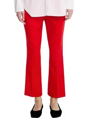 Maria Mcmanus High-waisted Pocket Trousers - White