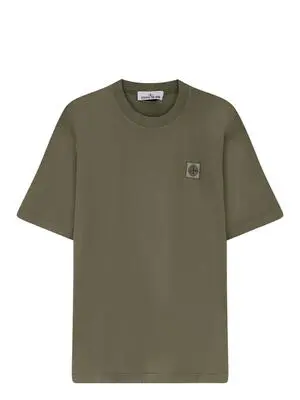 Stone Island Organic Cotton Tshirt - Green