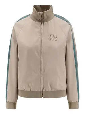 Miu Miu Twill Jacket - Beige