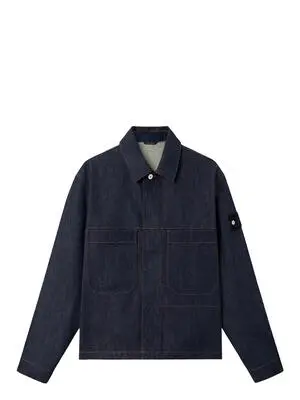 STONE ISLAND DENIM RESEARCH Indigo Denim Rinsed Jacket - Blue