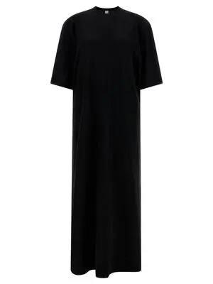 TOTEME Long Merino Wool Dress - Black
