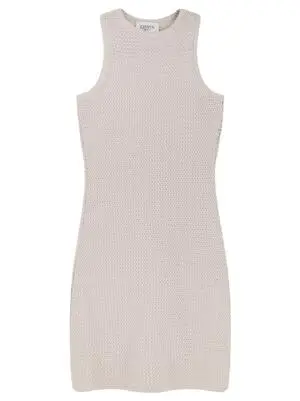 LANEUS Cotton Knitted Dress
