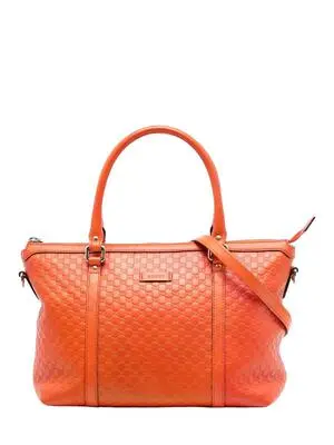 Gucci 2000-2015 Small Microissima Joy Satchel - Orange