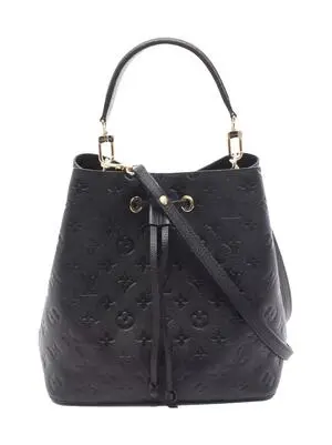 LOUIS VUITTON 2021-2026 Monogram Empreinte Neonoe Bucket Bag - Black