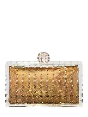 AQUAZZURA Tequila Clutch Bag - White