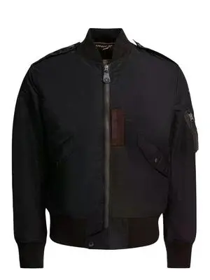 BUZZ RICKSON'S Zip Bomber Jacket - Black