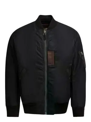 BUZZ RICKSON'S Patched Bomber Jacket - Black