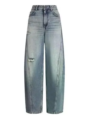 Dolce & Gabbana Panelled Distressed Jeans - Blue