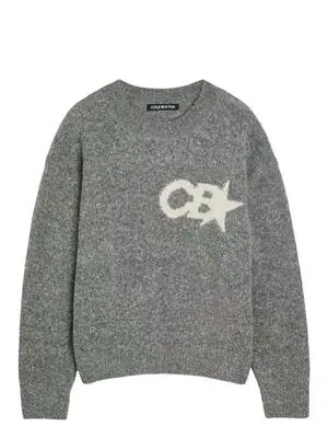 COLE BUXTON Cb Star Sweater - Grey
