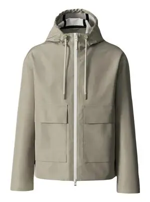 Mackage Eric-zz Recycled Technical Rain Jacket - Light Camel-cream