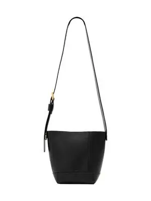 ALLSAINTS Alba Mini Leather Crossbody Bag - Black