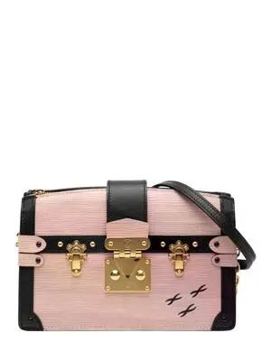 LOUIS VUITTON Epi Trunk Clutch Crossbody Bag - Black