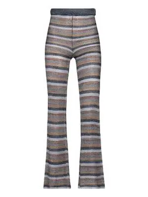 ROBERTO COLLINA Knitted Flared Pants - Blue