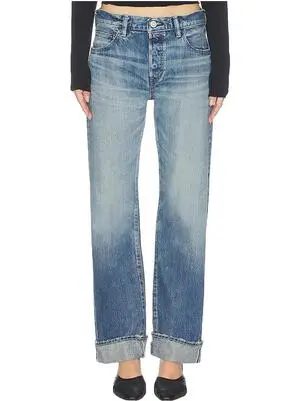 Moussy Vintage Deltona Straight Jeans - Blue