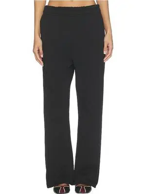 ENTIRE STUDIOS Straight Leg Sweatpant - Black