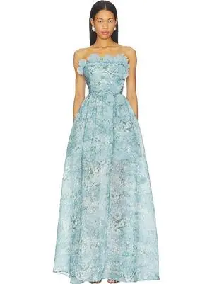 ELLIATT Faye Gown - Blue Multi