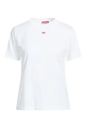 DIESEL T-shirt With Embroidered Logo - White