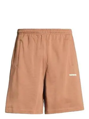 BARROW Cotton French Terry Shorts - Beige