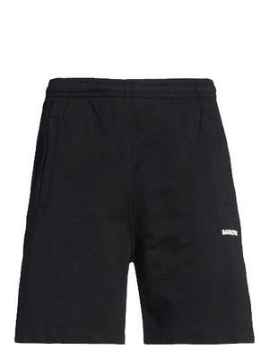 BARROW Cotton French Terry Shorts Black