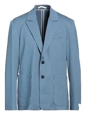 PAOLO PECORA Blazer Pastel Size Viscose, Polyamide, Elastane - Blue