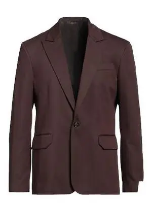 PAOLO PECORA Blazer Chocolate Size Lyocell, Cotton - Brown