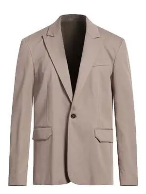 PAOLO PECORA Blazer Chocolate Size Lyocell, Cotton - Grey